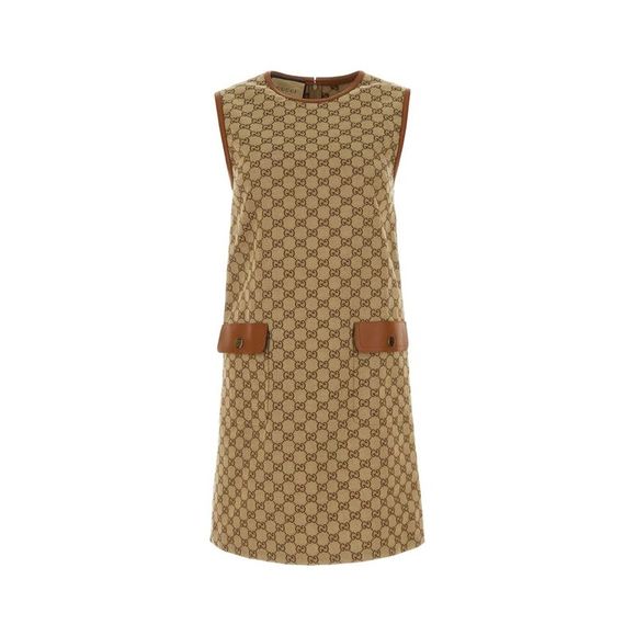 Gucci | Dresses | Gucci Embroidered Cotton Blend Mini Dress | Poshmark
